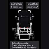 OAS Air Pro Electric Wheelchair | Lightweight & Foldable